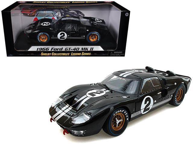 Click here for 1966 Ford GT-40 MK II #2 Black 1/18 Diecast Model... prices
