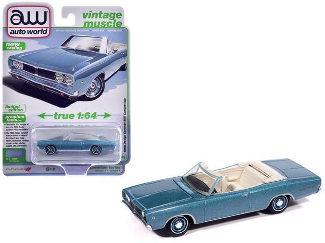 Click here for 1968 Dodge Coronet 500 Convertible Pale Blue Metal... prices