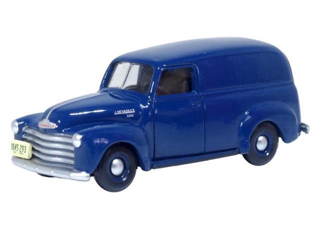 Click here for 1950 Chevrolet Panel Van Mariner Blue 1/87 (HO) Sc... prices