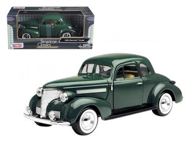 Click here for 1939 Chevrolet Coupe Green 1/24 Diecast Model Car... prices