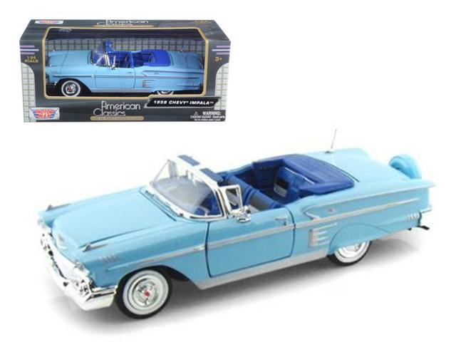 Click here for 1958 Chevrolet Impala Convertible Blue 1/24 Diecas... prices