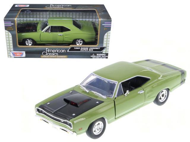Click here for 1969 Dodge Coronet Super Bee Green 1/24 Diecast Mo... prices