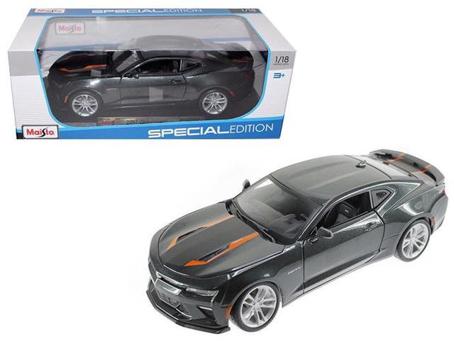Click here for 2017 Chevrolet Camaro SS Gray Met. w/ Orange Strip... prices
