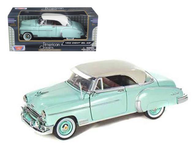 Click here for 1950 Chevrolet Bel Air Green with Cream Top 1/24 D... prices