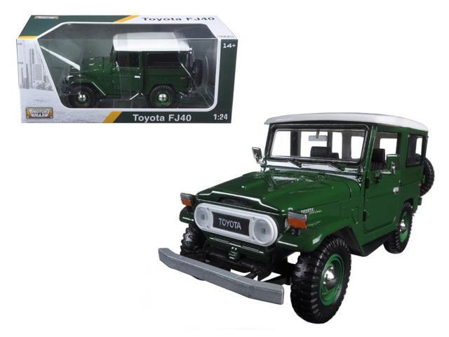 Click here for Toyota FJ40 Dark Green with White Top 1/24 Diecast... prices