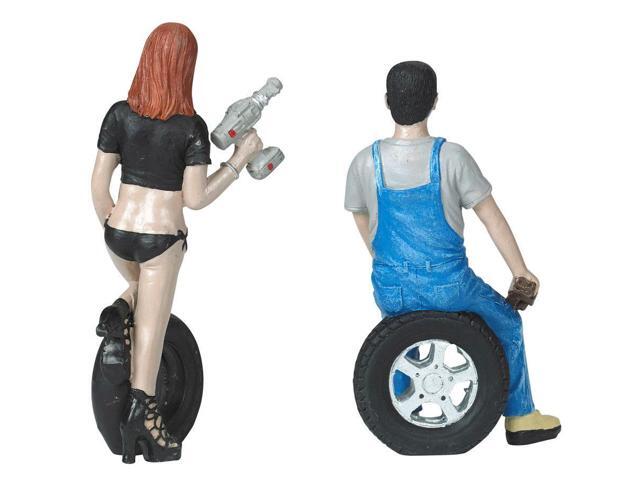 Click here for Michele and Derek Tire Brigade 2 piece Figurine Se... prices
