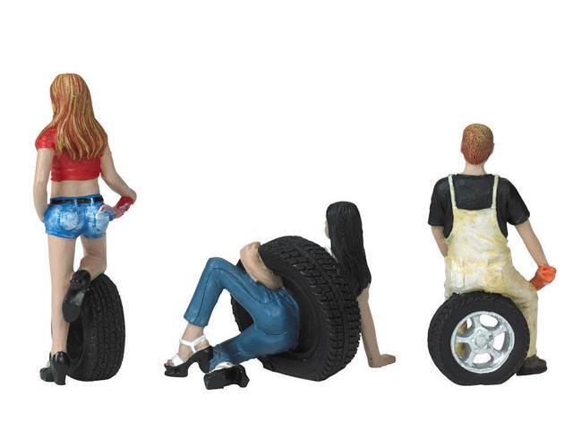 Click here for Val  Andie and Derek Tire Brigade 3 piece Figurine... prices