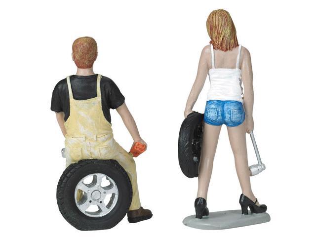 Click here for Meg and Derek Tire Brigade 2 piece Figurine Set 1/... prices