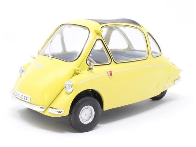 Click here for Heinkel Trojan LHD Bubble Car Yellow 1/18 Diecast... prices