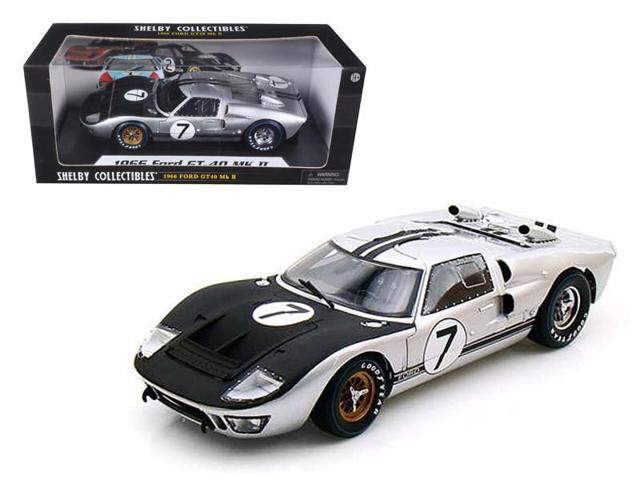 Click here for 1966 Ford GT-40 MK II #7 Silver 1/18 Diecast Model... prices