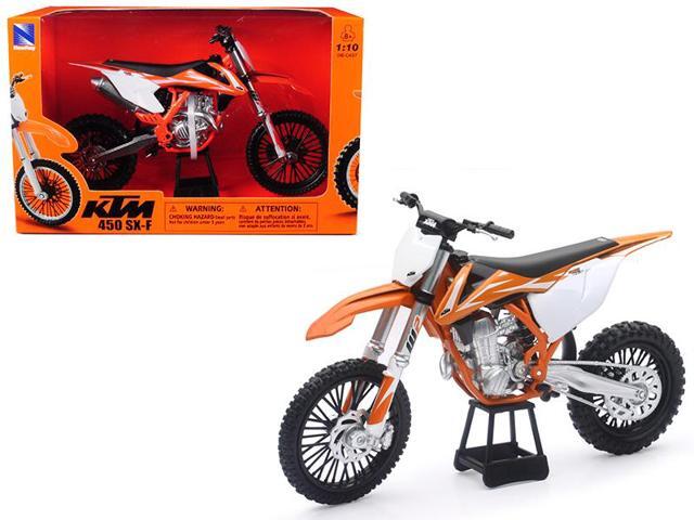 Click here for KTM 450 SX-F Dirt Bike Orange and White 1/10 Dieca... prices