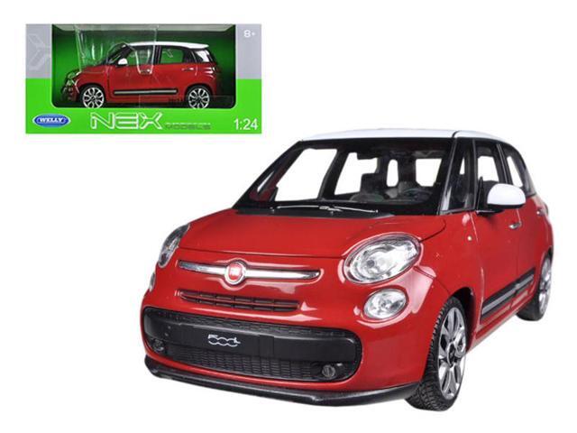 Click here for 2013 Fiat 500L Red 1/24 Diecast Car Model by Welly prices