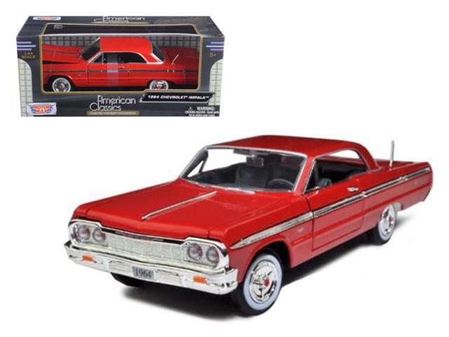 Click here for 1964 Chevrolet Impala Red 1/24 Diecast Model Car b... prices