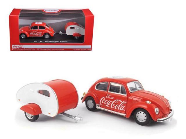 Click here for 1967 Volkswagen Beetle Red with Teardrop Travel Tr... prices
