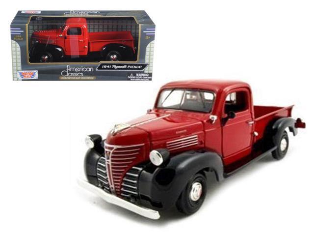 Click here for 1941 Plymouth Pickup Red 1/24 Diecast Model Car by... prices