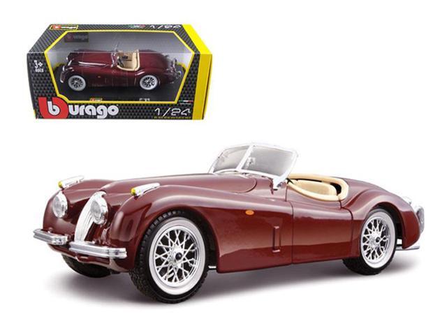 Click here for 1951 Jaguar XK 120 Roadster Burgundy 1/24 Diecast... prices