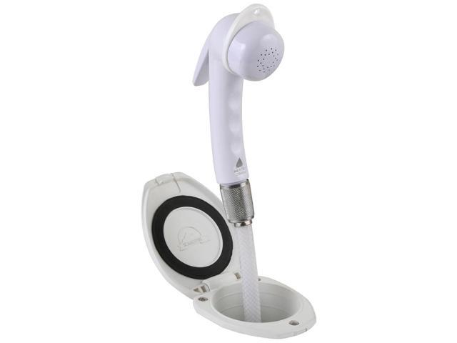 Click here for Scandvik Recessed Shower w/6 White Hose - Euro Tri... prices