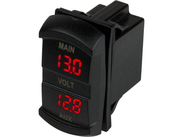 Click here for Sea-Dog Dual Volt Meter Rock Switch 10V-48VDC prices