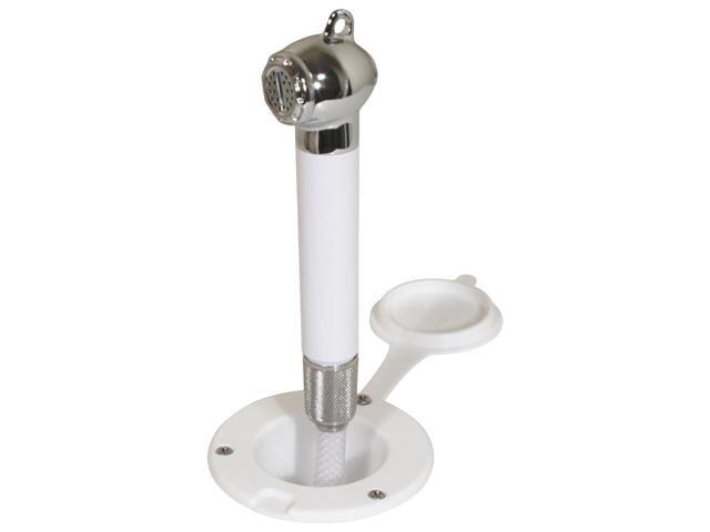 Click here for Scandvik Recessed Transom Shower w/6 Hose - White prices