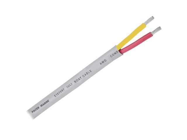 Click here for Pacer 14/2 AWG Round Safety Duplex Cable - Red/Yel... prices