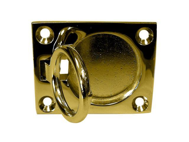 Click here for Whitecap Flush Pull Ring - Polished Brass - 2 x 2-... prices