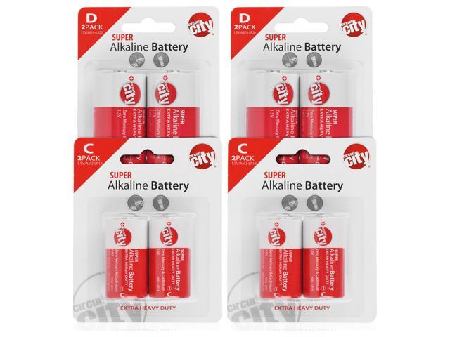 Click here for Essential Circuit City 4 C-Cell & 4 D-Cell High Pe... prices