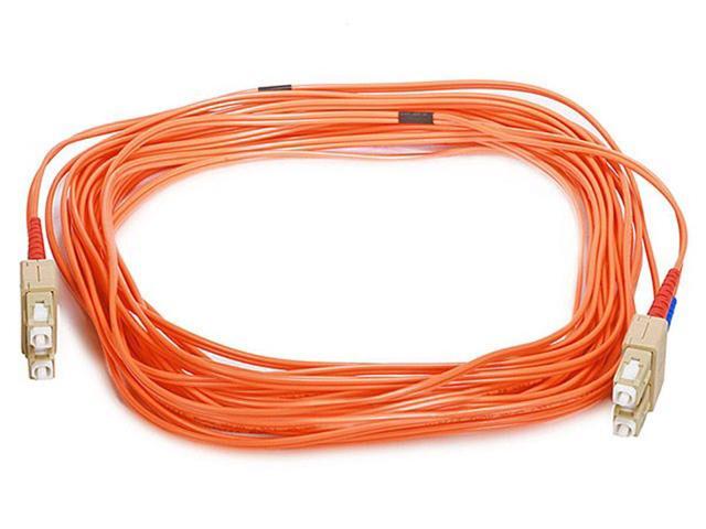 Click here for Monoprice Fiber Optic Cable - 10 Meter - Orange SC... prices
