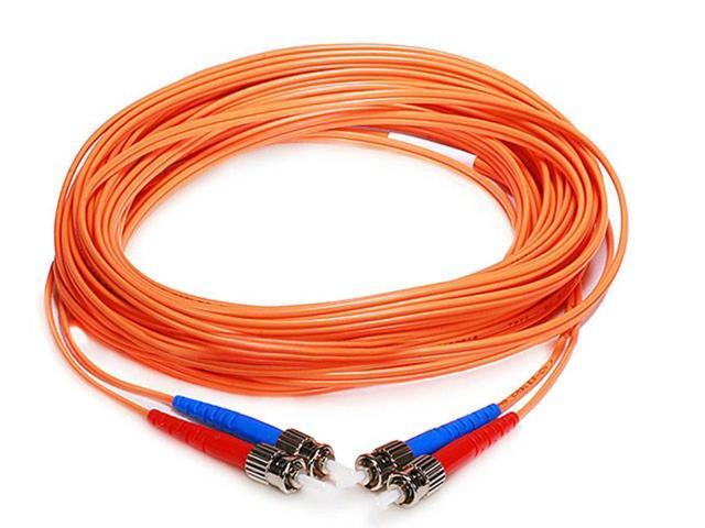 Click here for Monoprice Fiber Optic Cable - 10 Meter - Orange ST... prices
