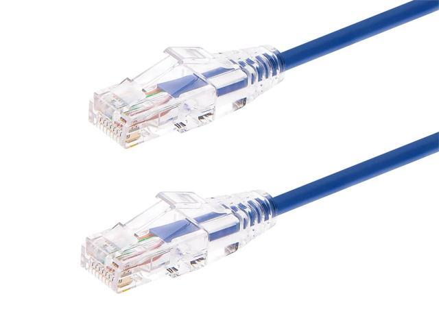 Click here for Monoprice Cat6 Ethernet Patch Cable - 14 feet - Bl... prices