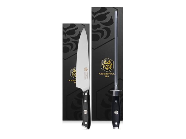 Click here for Kessaku 8-Inch Chef Knife & 10-Inch Sharpening Hon... prices