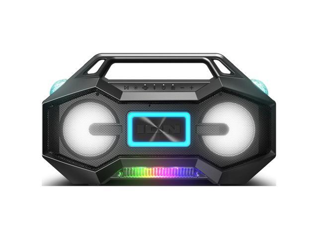 Ion iSP147 Party Rocker Go Portable Bluetooth Speaker - IPX5 - Fm Radio - 60W (Black) - Black