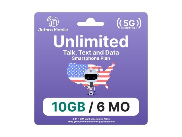 Click here for Jethro Mobile USA Prepaid Sim Card [6 Months] with... prices