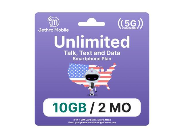 Click here for Jethro Mobile USA Prepaid Sim Card [2 Months] with... prices