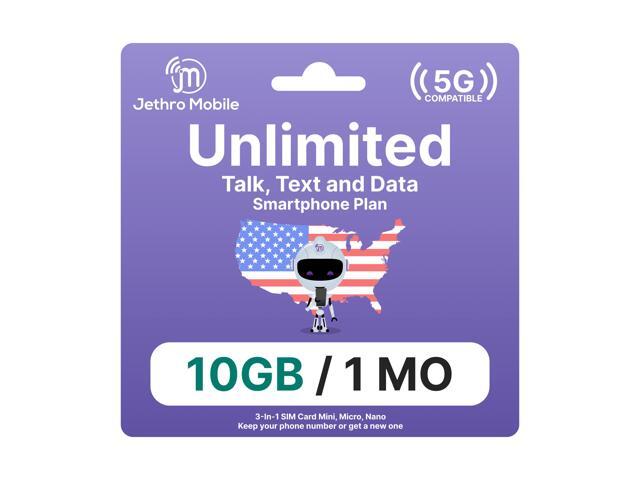 Click here for Jethro Mobile [30 Days] USA Prepaid Sim Card with... prices