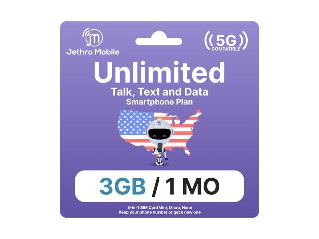 Click here for Jethro Mobile [30 Days] USA Prepaid Sim Card with... prices