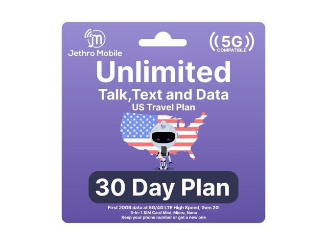 Click here for Jethro Mobile [30 Days] USA Prepaid Sim Card with... prices