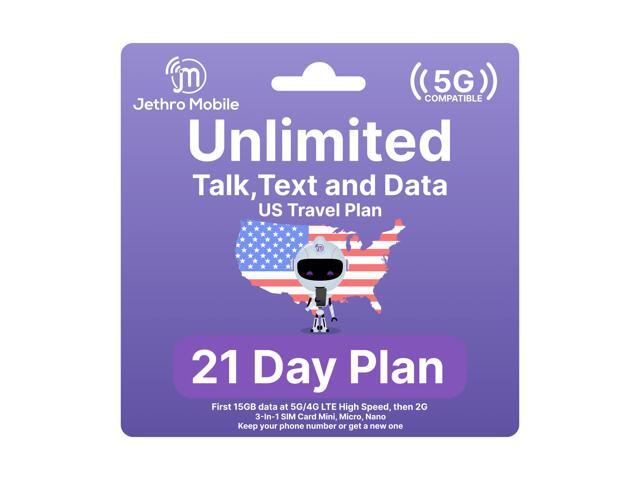 Click here for Jethro Mobile [21 Days] USA Prepaid Sim Card with... prices