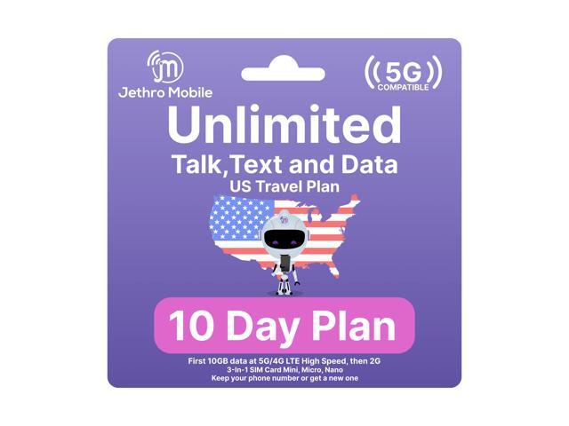 Click here for Jethro Mobile [10 Days] USA Prepaid Sim Card with... prices