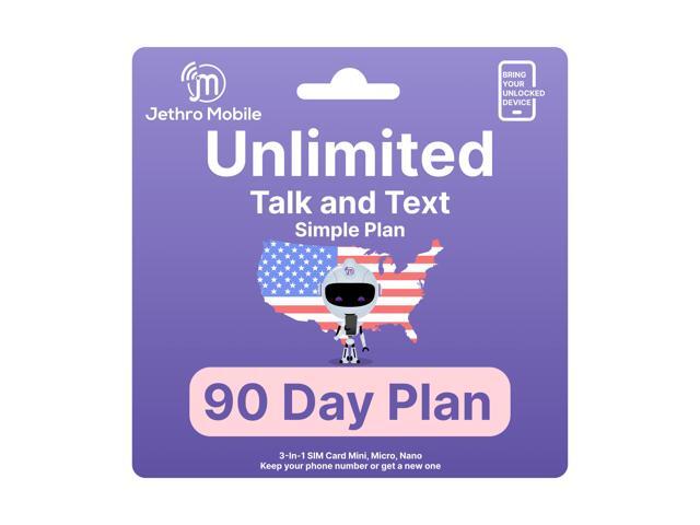 Click here for Jethro Mobile [90 Days] USA Prepaid Sim Card with... prices