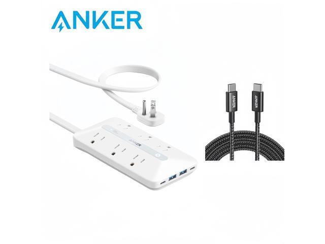 Click here for Flat Plug Power Strip 300J  Anker USB C Power Stri... prices