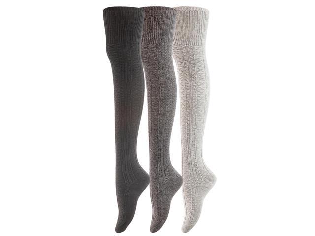 Click here for Meso Big GirlsWomens 3 Pairs Awesome Thigh High Co... prices