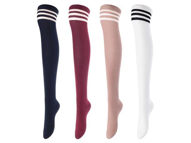 Click here for Meso Womens Big Girls 4 Pairs Splendid Knee High C... prices
