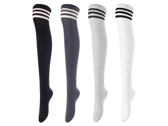 Click here for Meso Womens Big Girls 4 Pairs Splendid Knee High C... prices