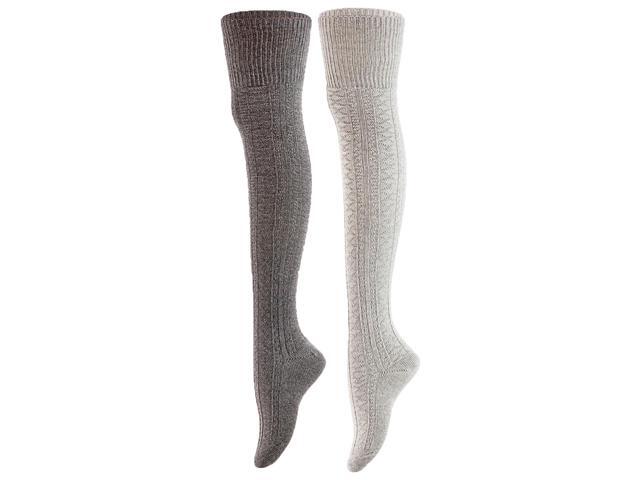 Click here for Meso Womens 2 Pairs Awesome Thigh High Cotton Sock... prices
