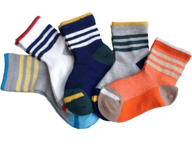 Click here for Lian LifeStyle Childrens 5 Pairs Premium Cotton Cr... prices