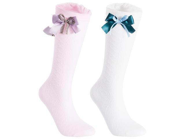 Click here for Lian LifeStyle 2 Pairs Cute Knee High Cotton Socks... prices
