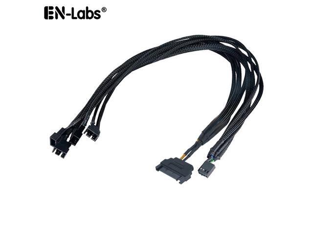 Click here for Sleeved SATA Power to 4x 4-pin TX4 PWM Splitter Fa... prices
