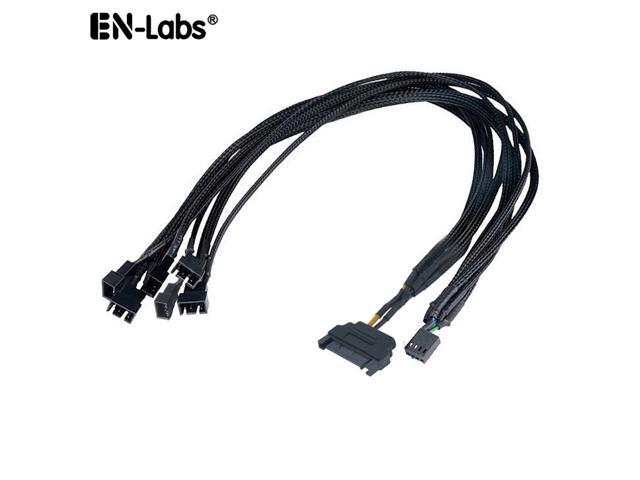 Click here for Sleeved SATA Power to 6x 4-pin TX4 PWM Splitter Fa... prices