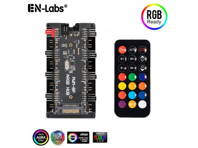 Click here for 2-in-1 PWM & ARGB Controller Hub 8 Ports 12V 4Pin... prices