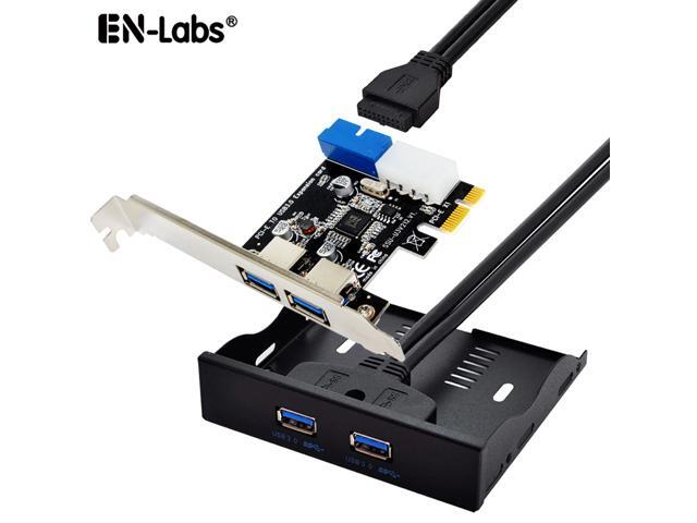 Click here for PCIe to USB 3.0 Card w/ 3.5 Front Panel 2 Ports US... prices